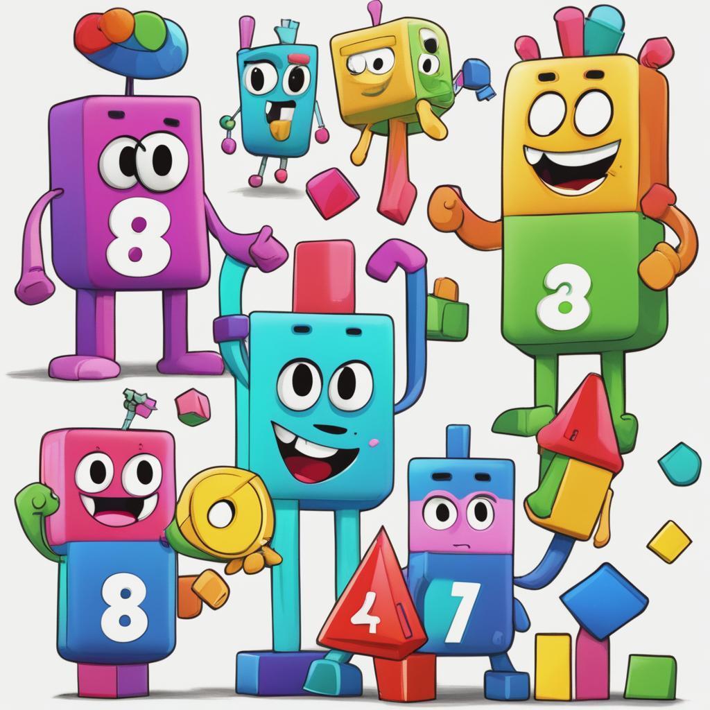 Free Numberblocks AI Image | 10021991