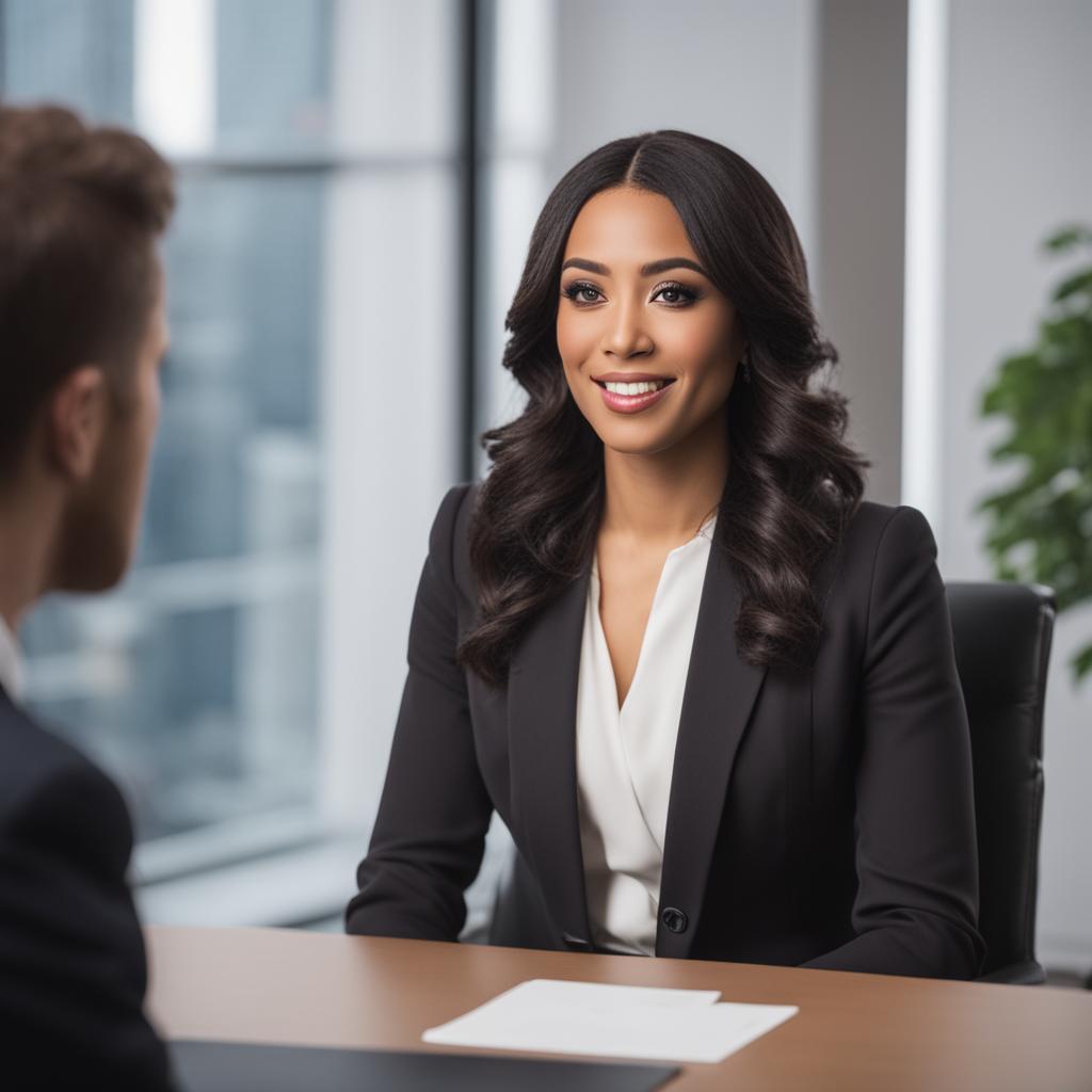 Free interview setting AI Image | 10033593