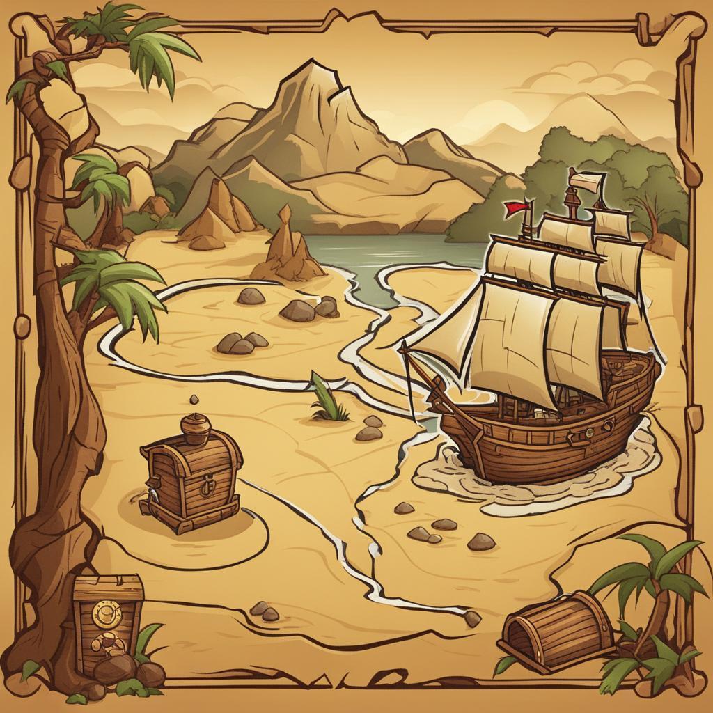Free treasure map AI Image | 10107585