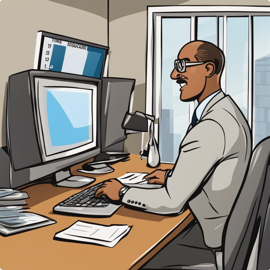 Free timesheet cartoon AI Image | 10129081