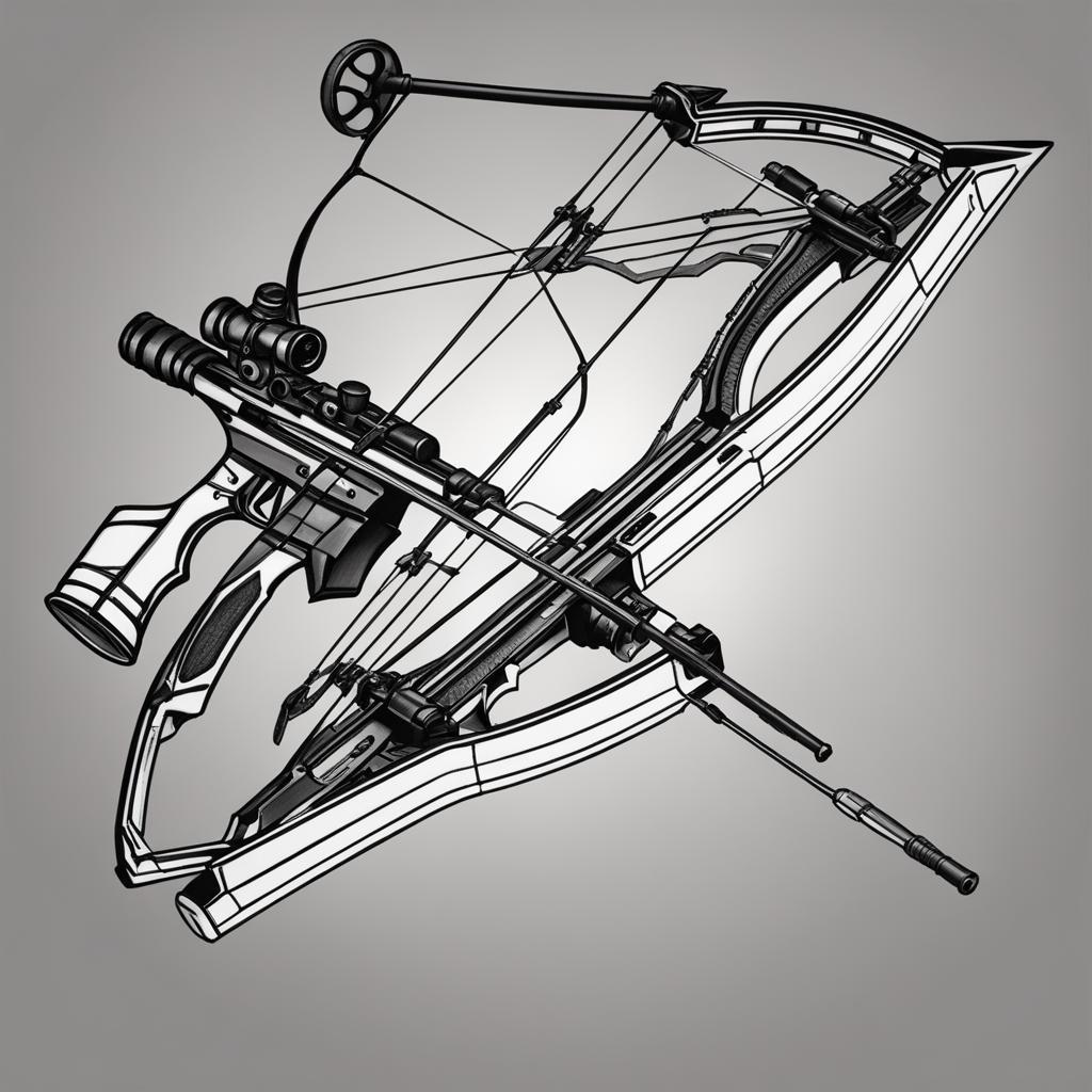 Free crossbow drawing AI Image | 10146660