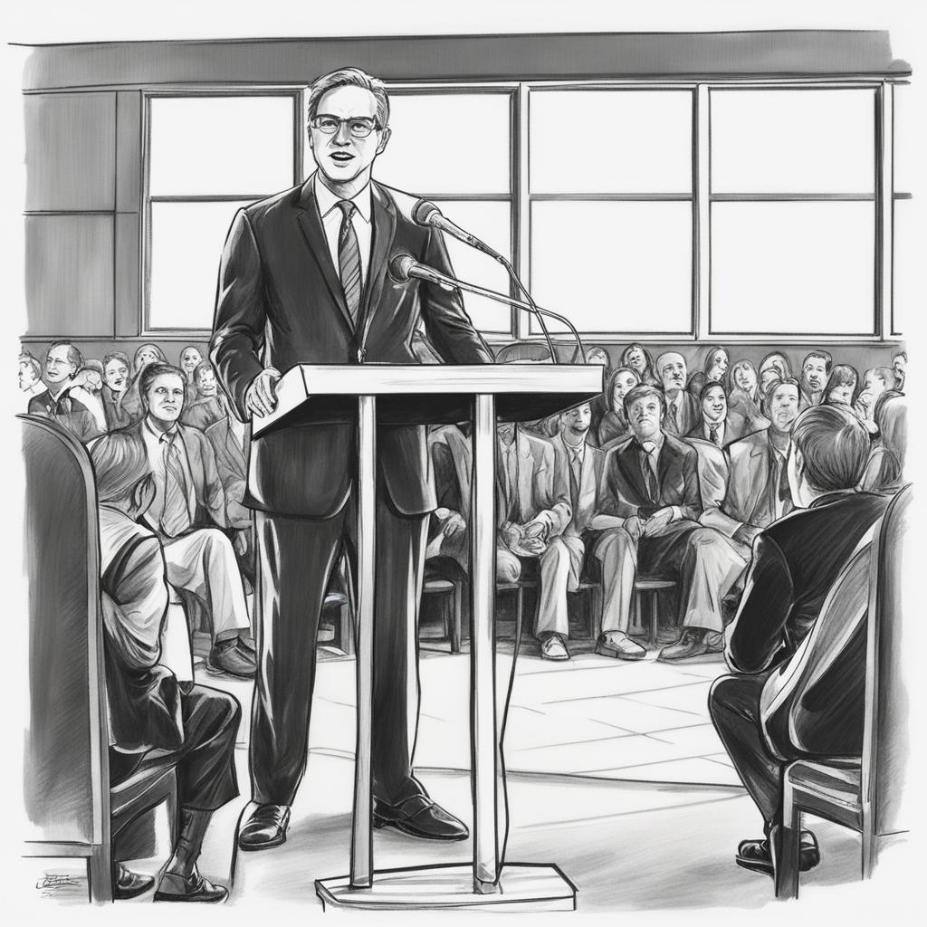 Free speech drawing AI Image | 10146936