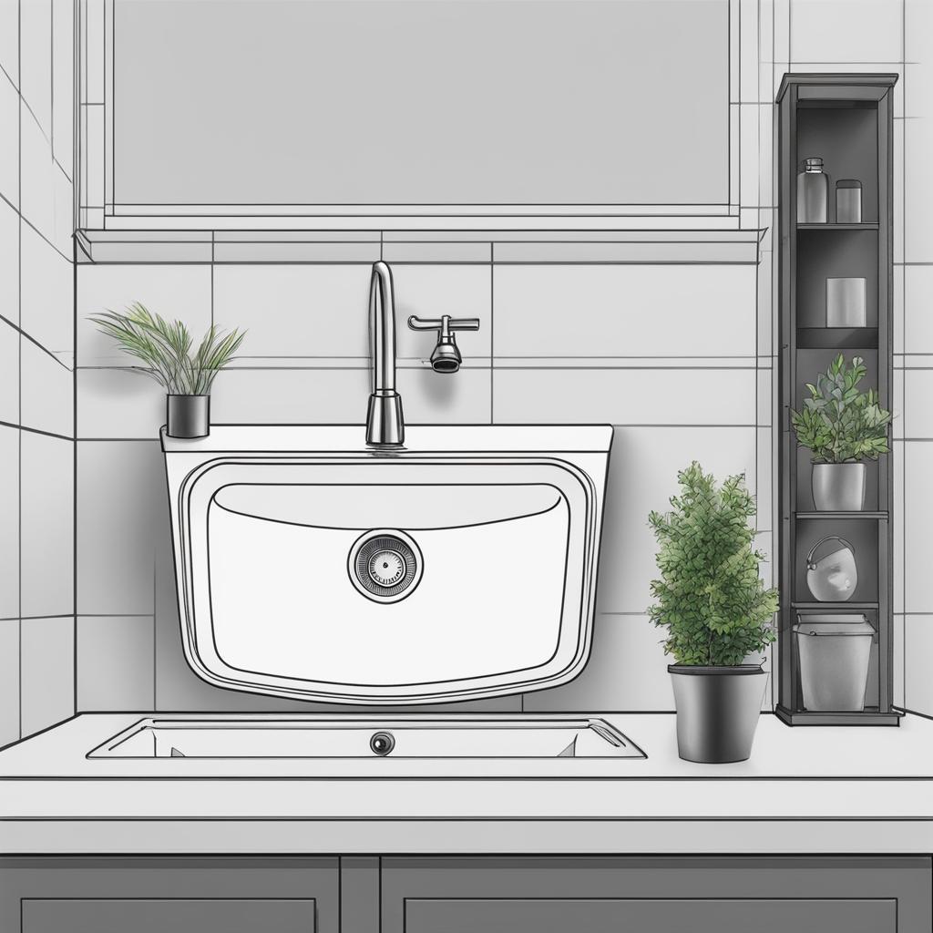 Free sink drawing AI Image | 10169149