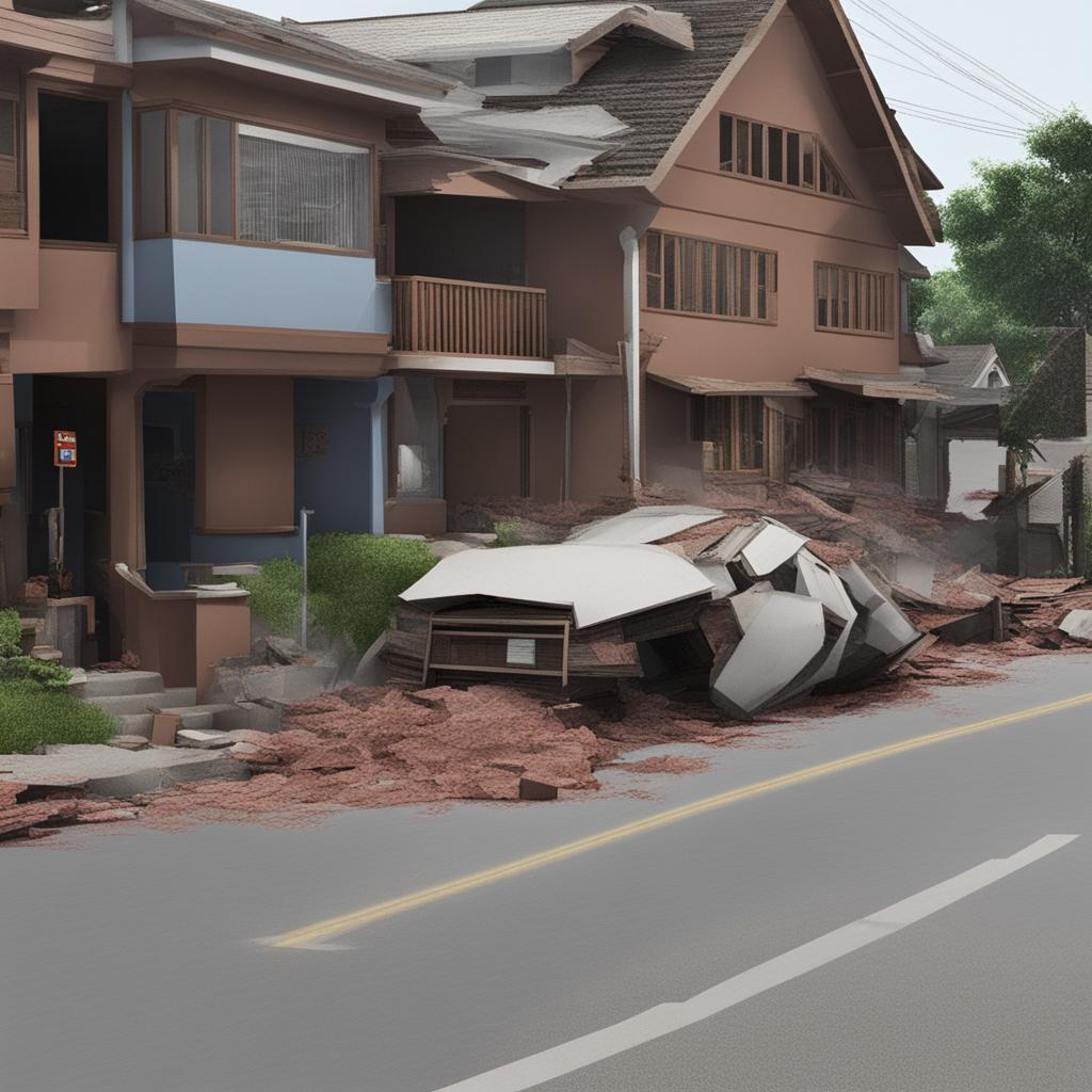 Free earthquake scene AI Image | 10171082