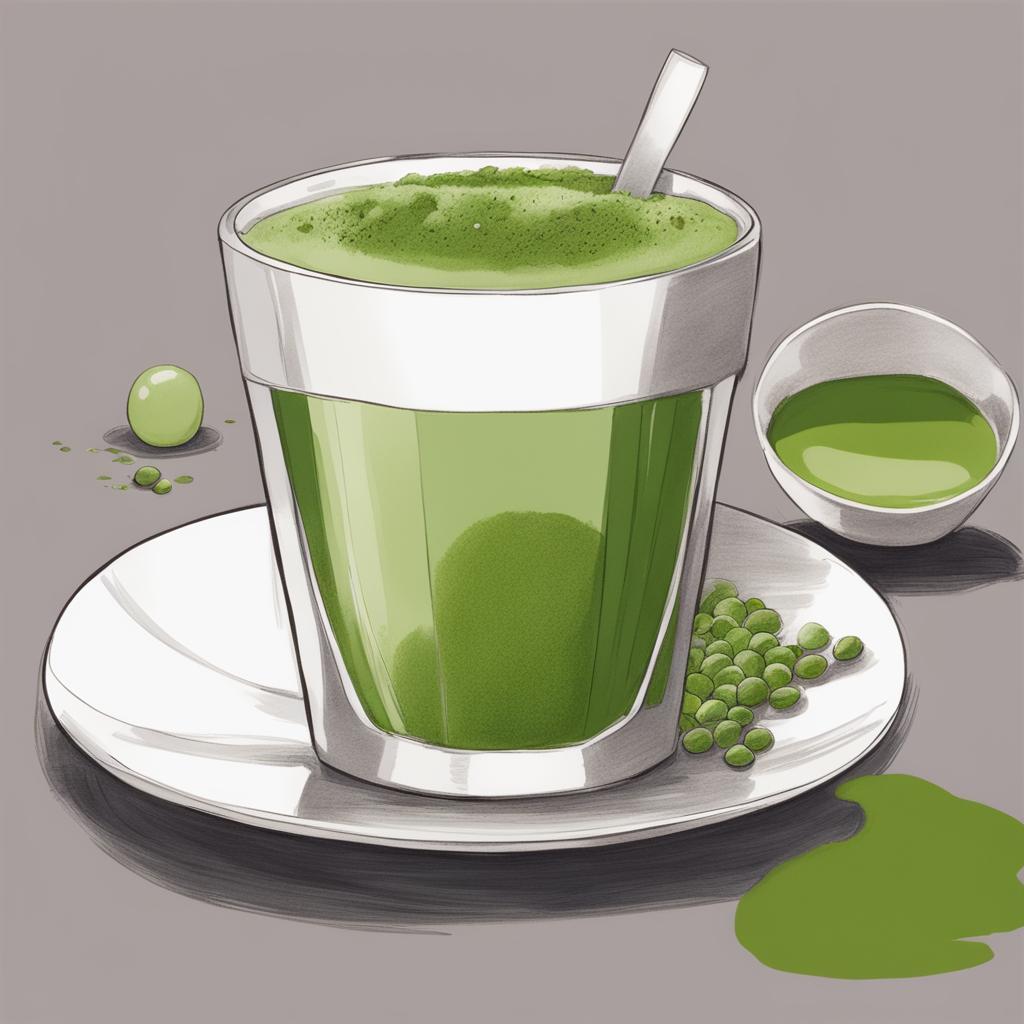Free matcha drawing AI Image | 10177766