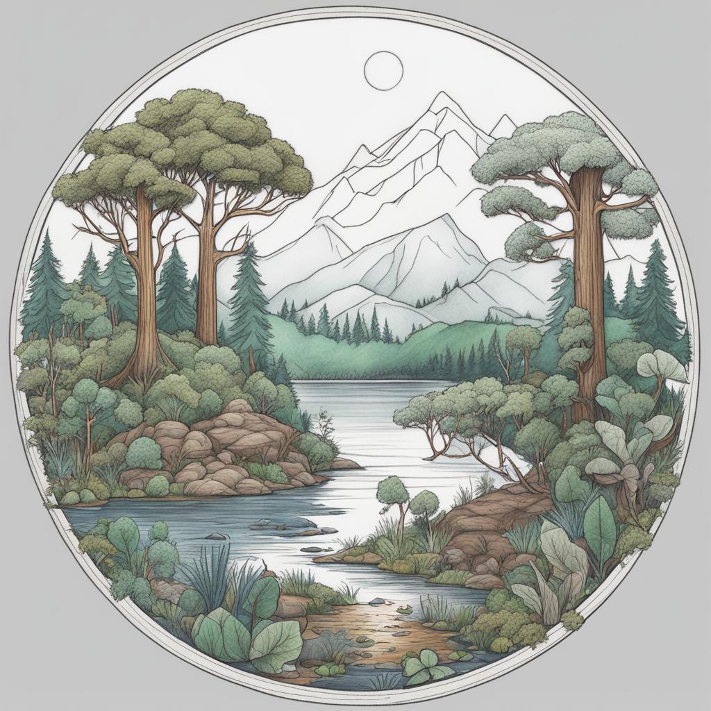 Free ecosystem drawing AI Image | 10194492