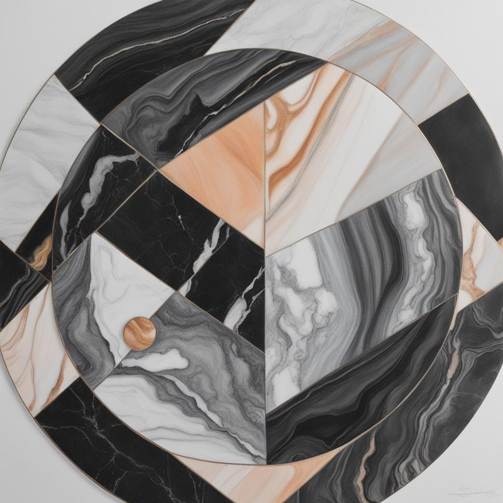 Free marble drawing AI Image | 10197477