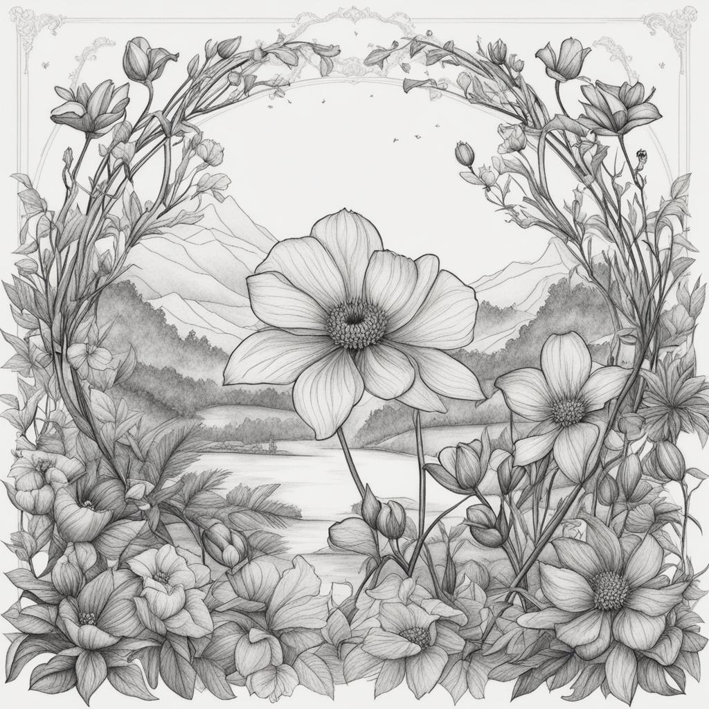 Free bloom drawing AI Image | 10198344