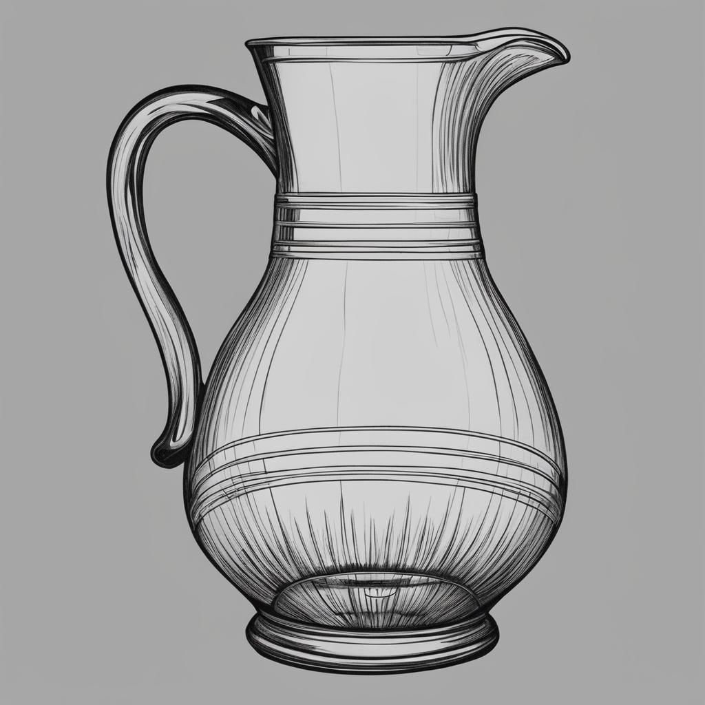 Free pitcher drawing AI Image | 10199840