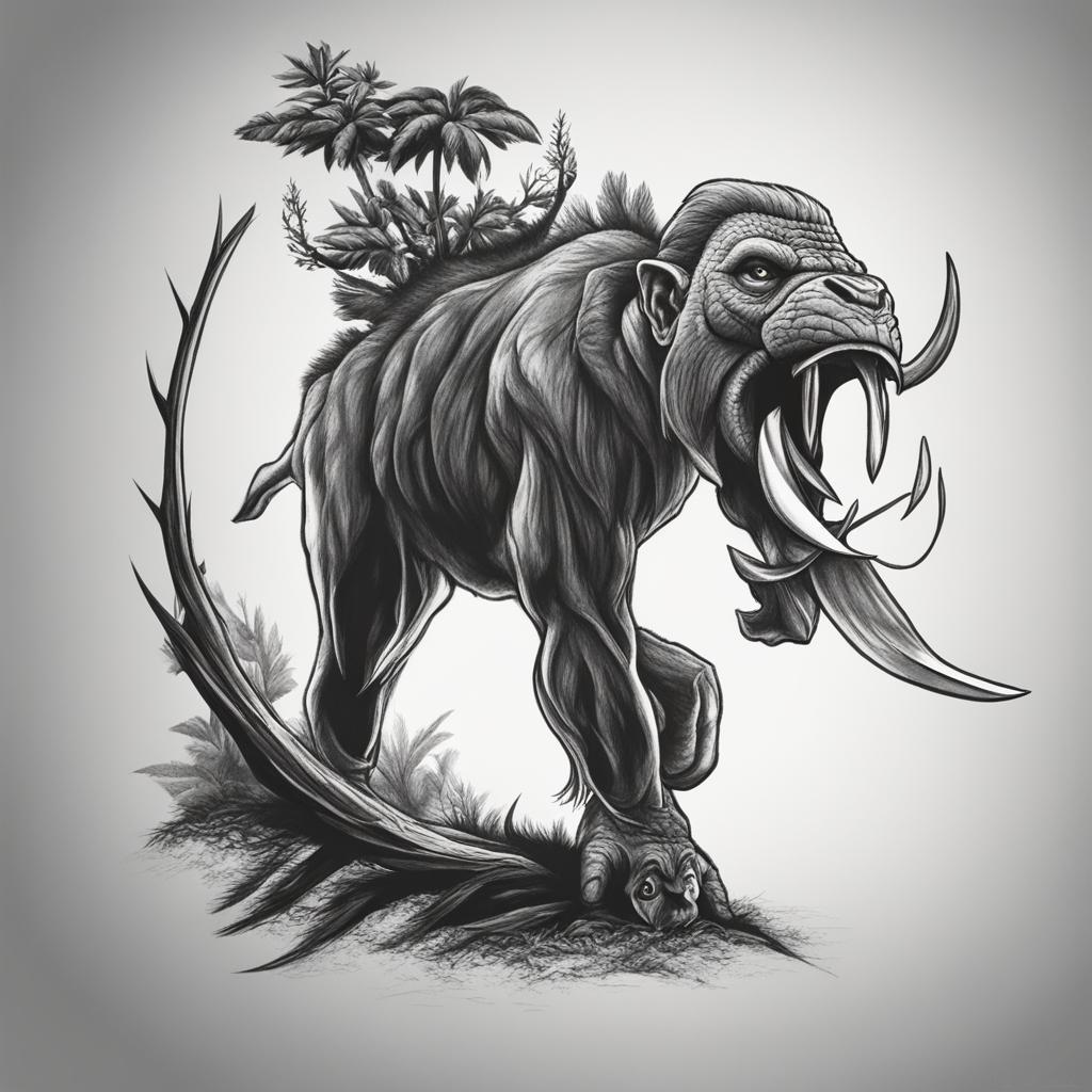 Free evolution drawing AI Image | 10210353