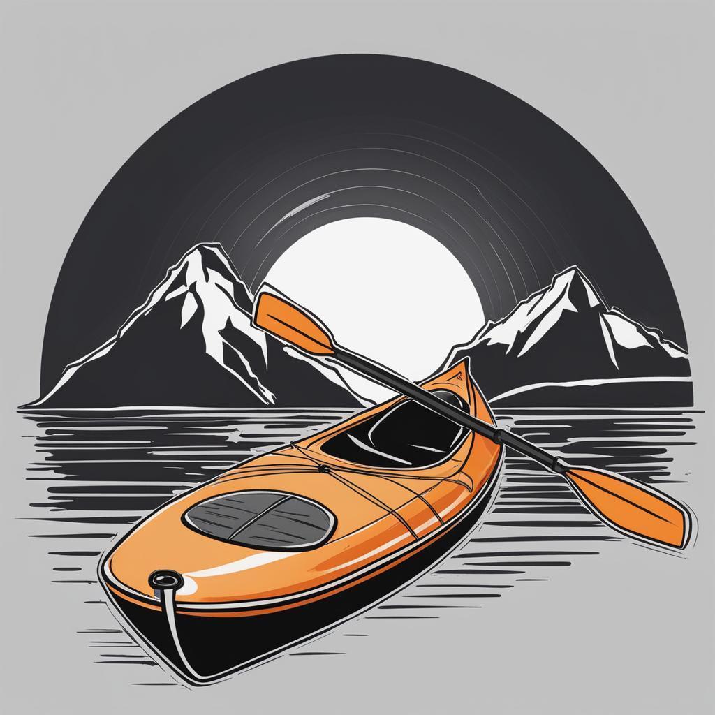 Free kayak drawing AI Image | 10309338
