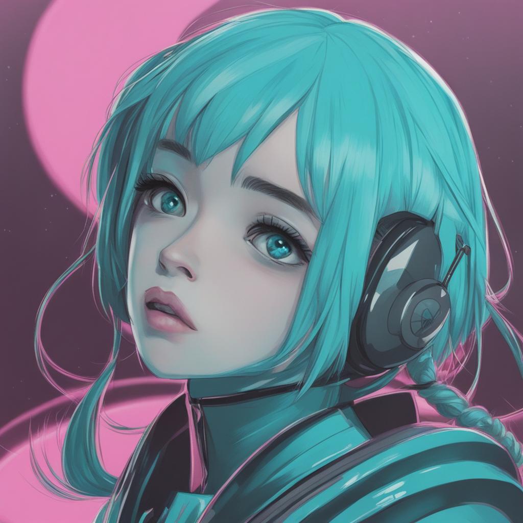 Free cyan drawing AI Image | 10310449