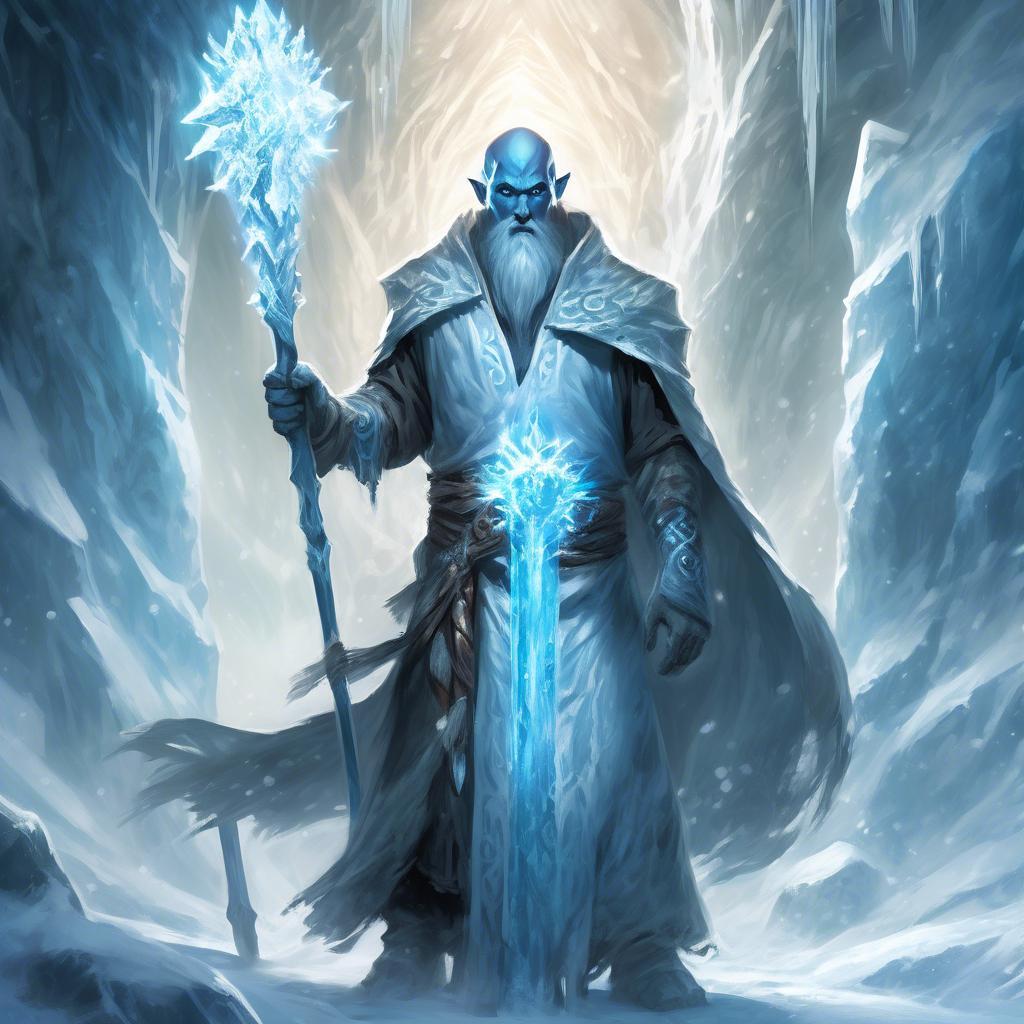Free ice monk AI Image | 10432552