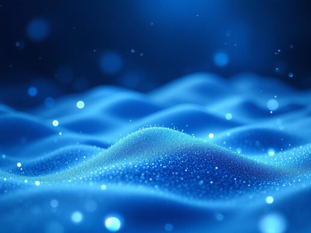 Free blue particles AI Image | 10465593