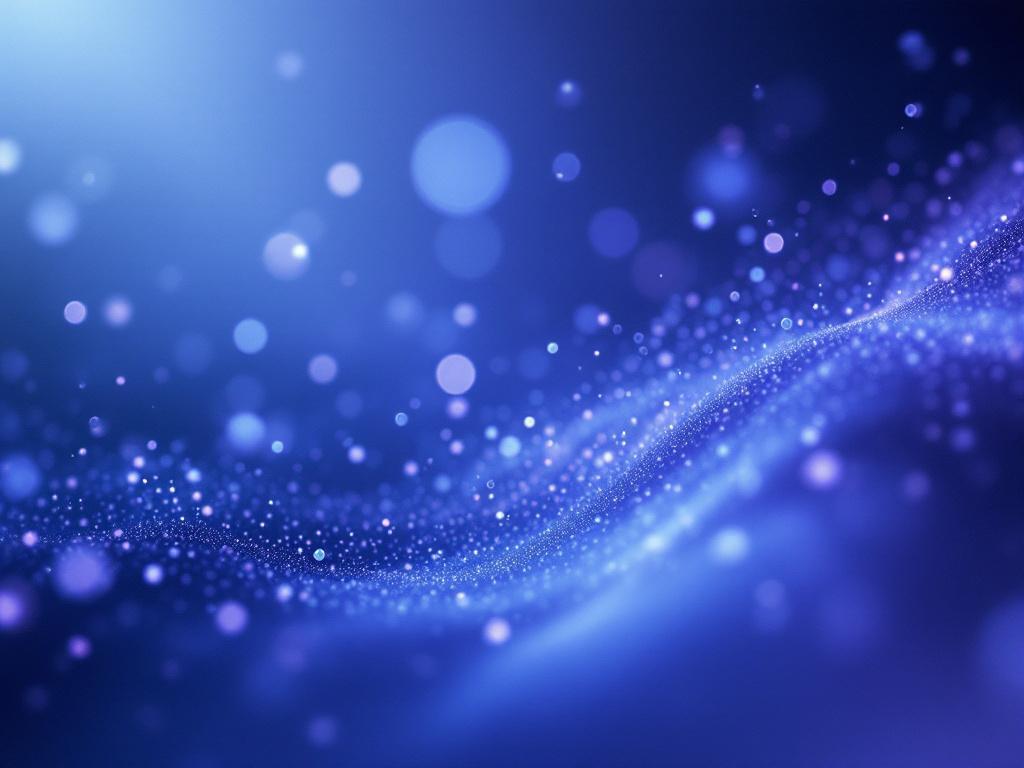 Free blue particles AI Image | 10465606