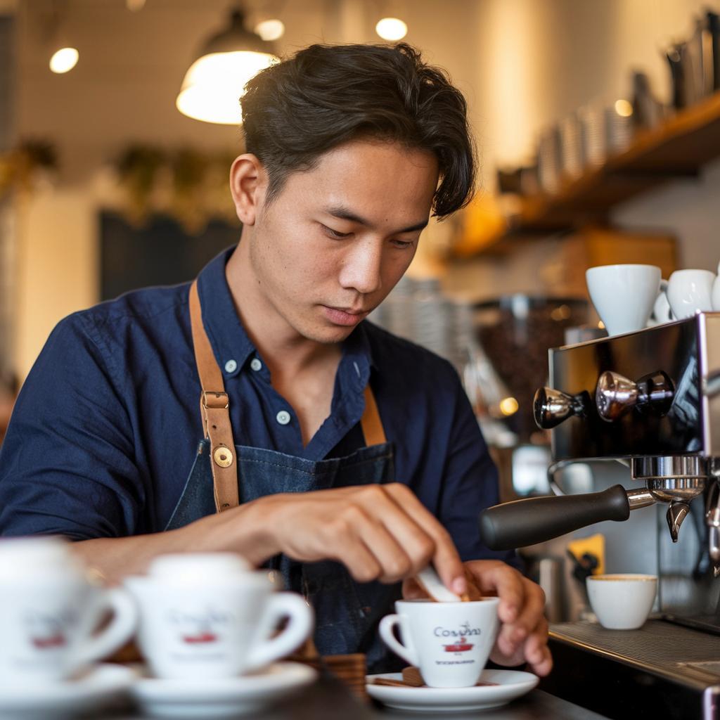 Free vietnamese barista AI Image | 10489008