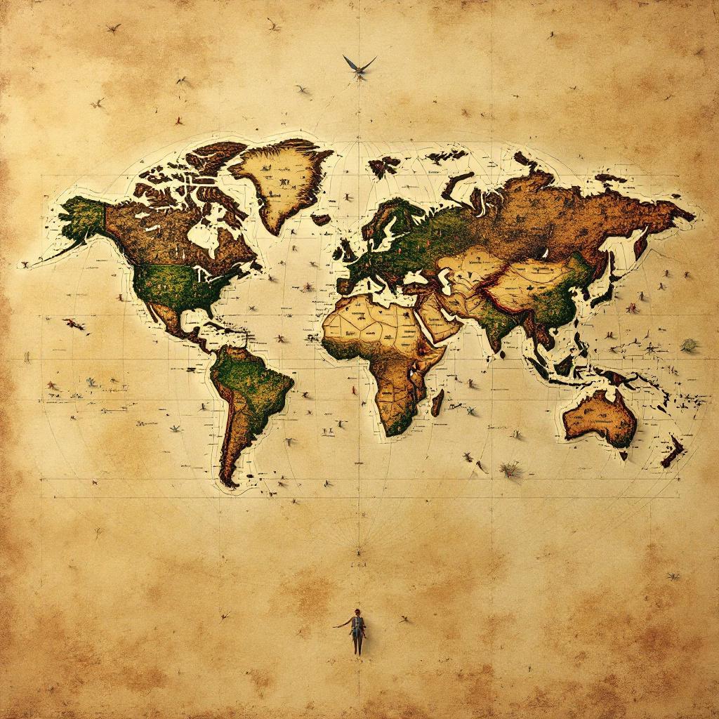 Free real world map AI Image | 10450155