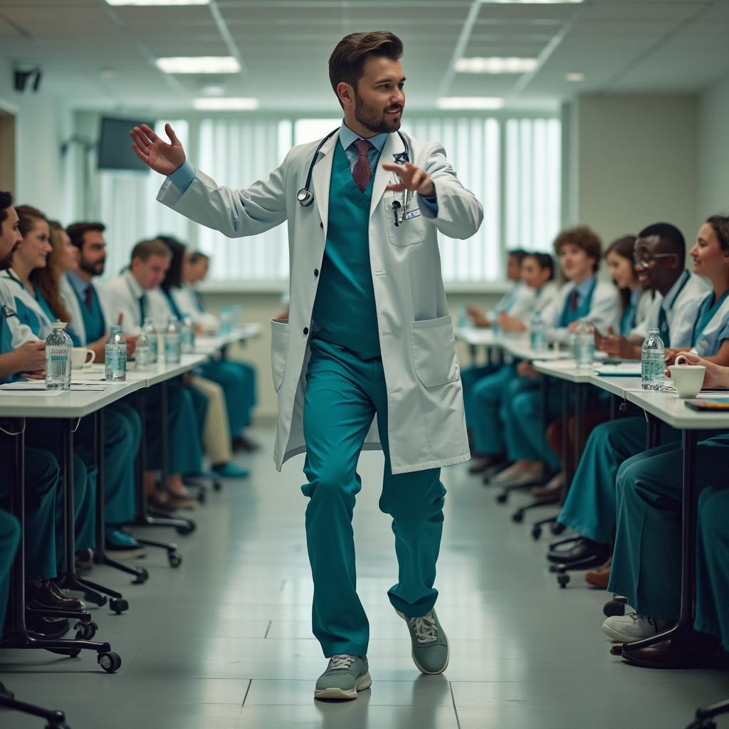 Free dancing doctor AI Image | 10386594