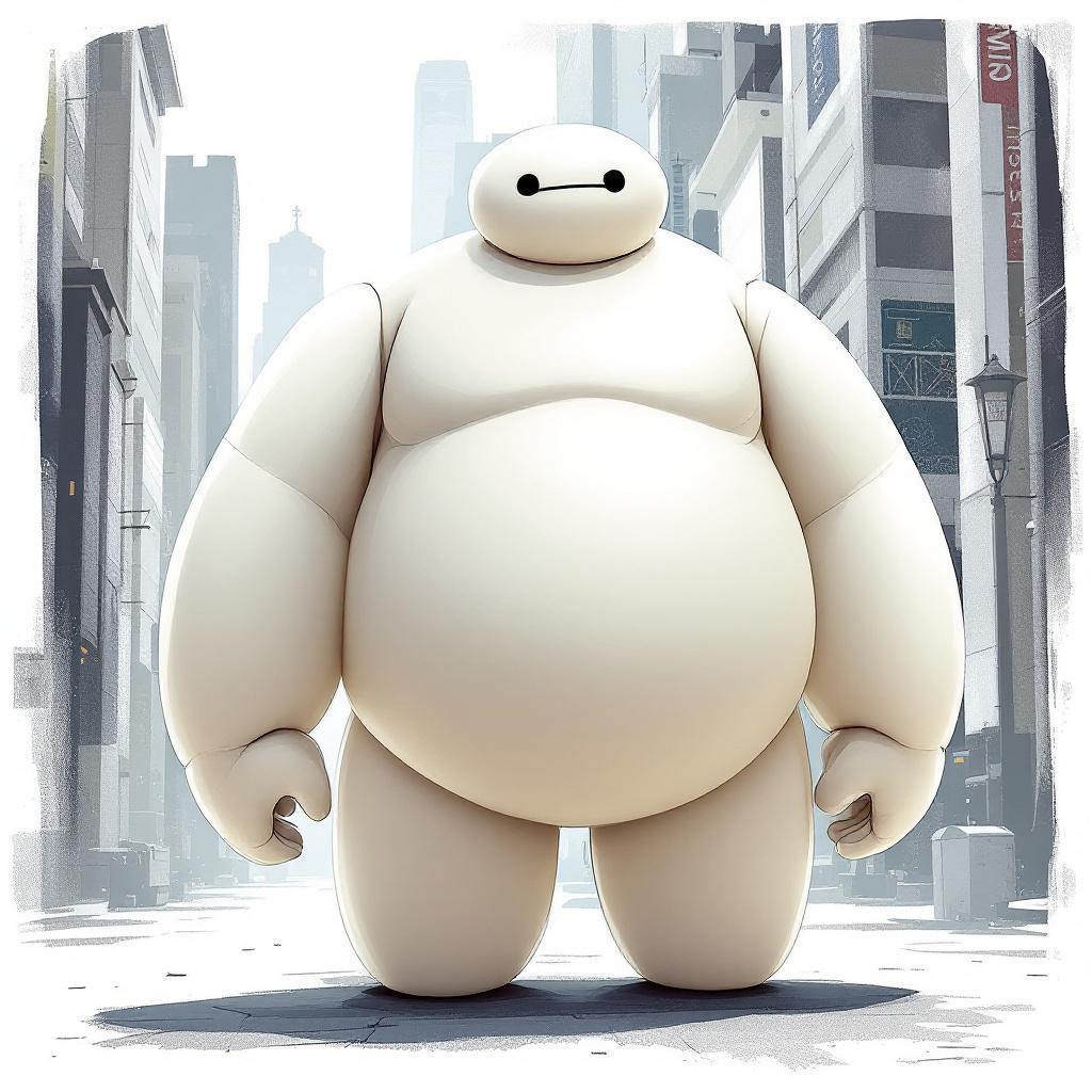 Free Baymax Character AI Image | 10459990