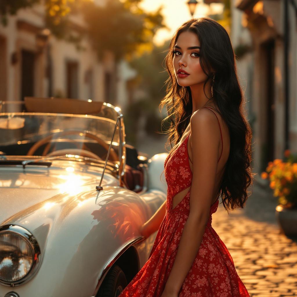 Free vintage convertible AI Image | 10460106