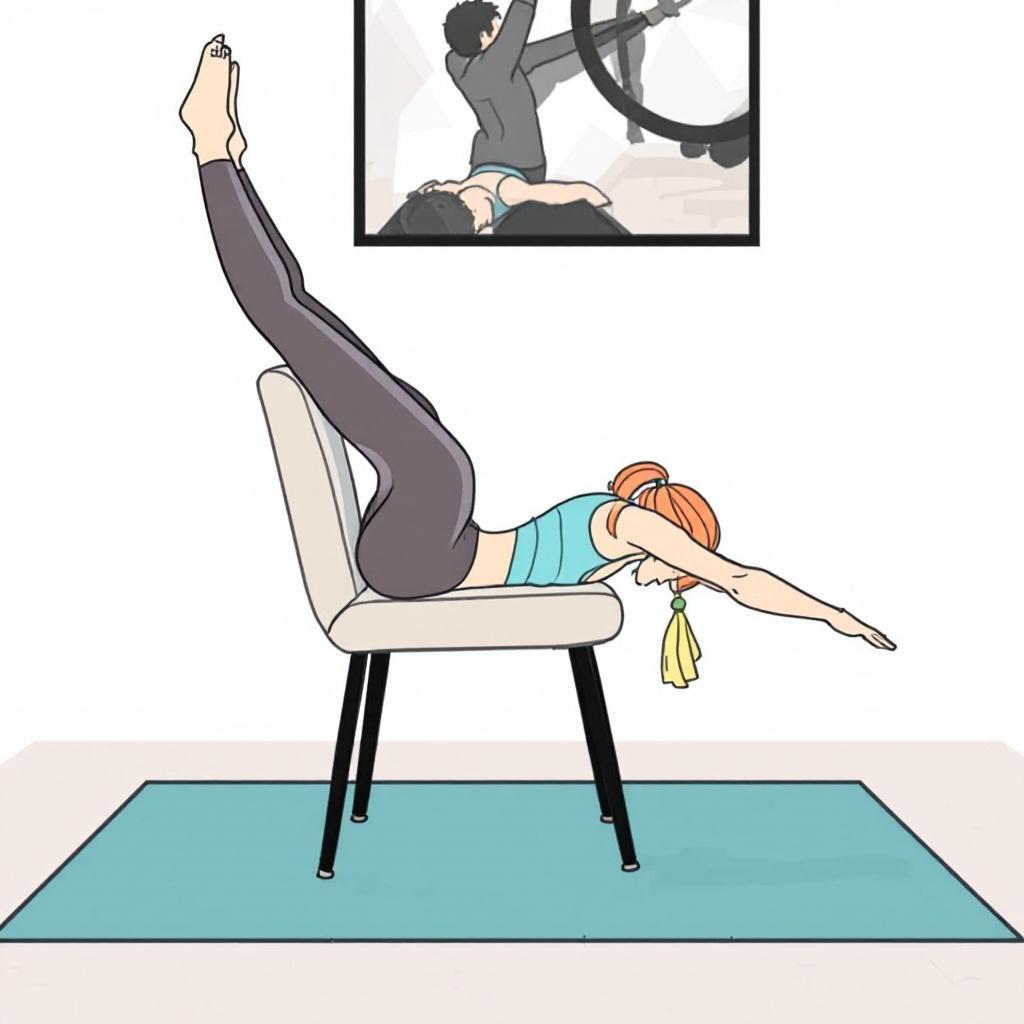 Free revolved chair pose AI Image | 10470410