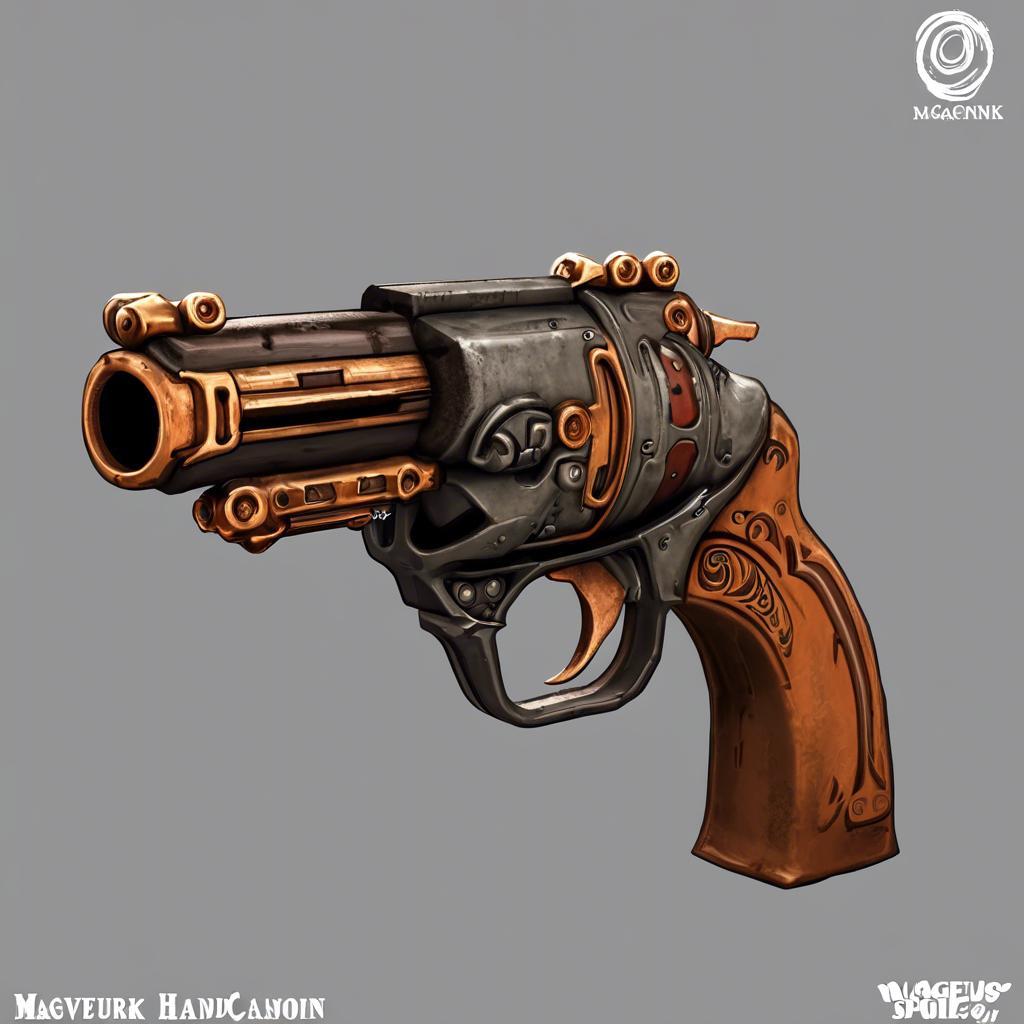 Free revolver hand cannon AI Image | 10464453