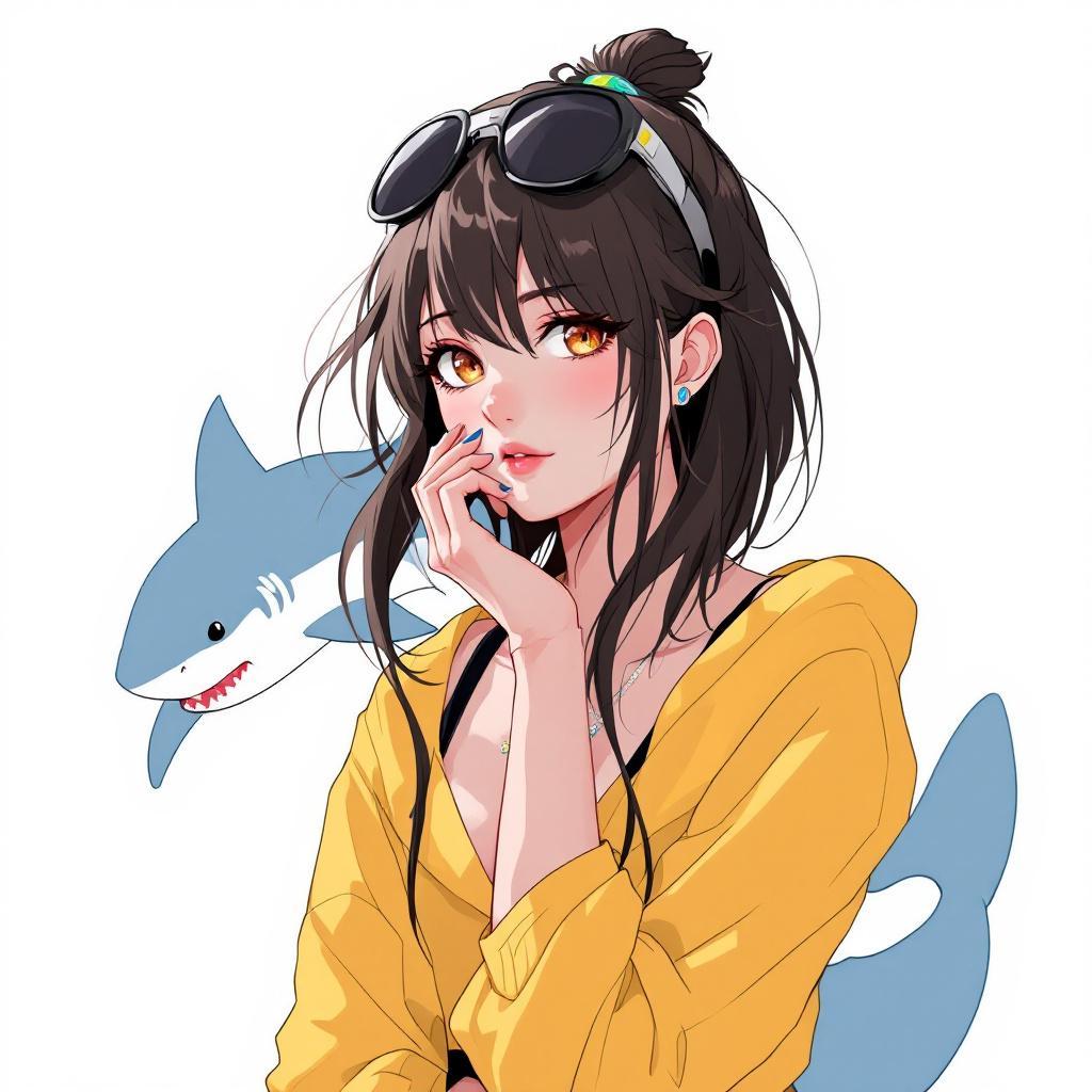 Free shark human hybrid AI Image | 10493768