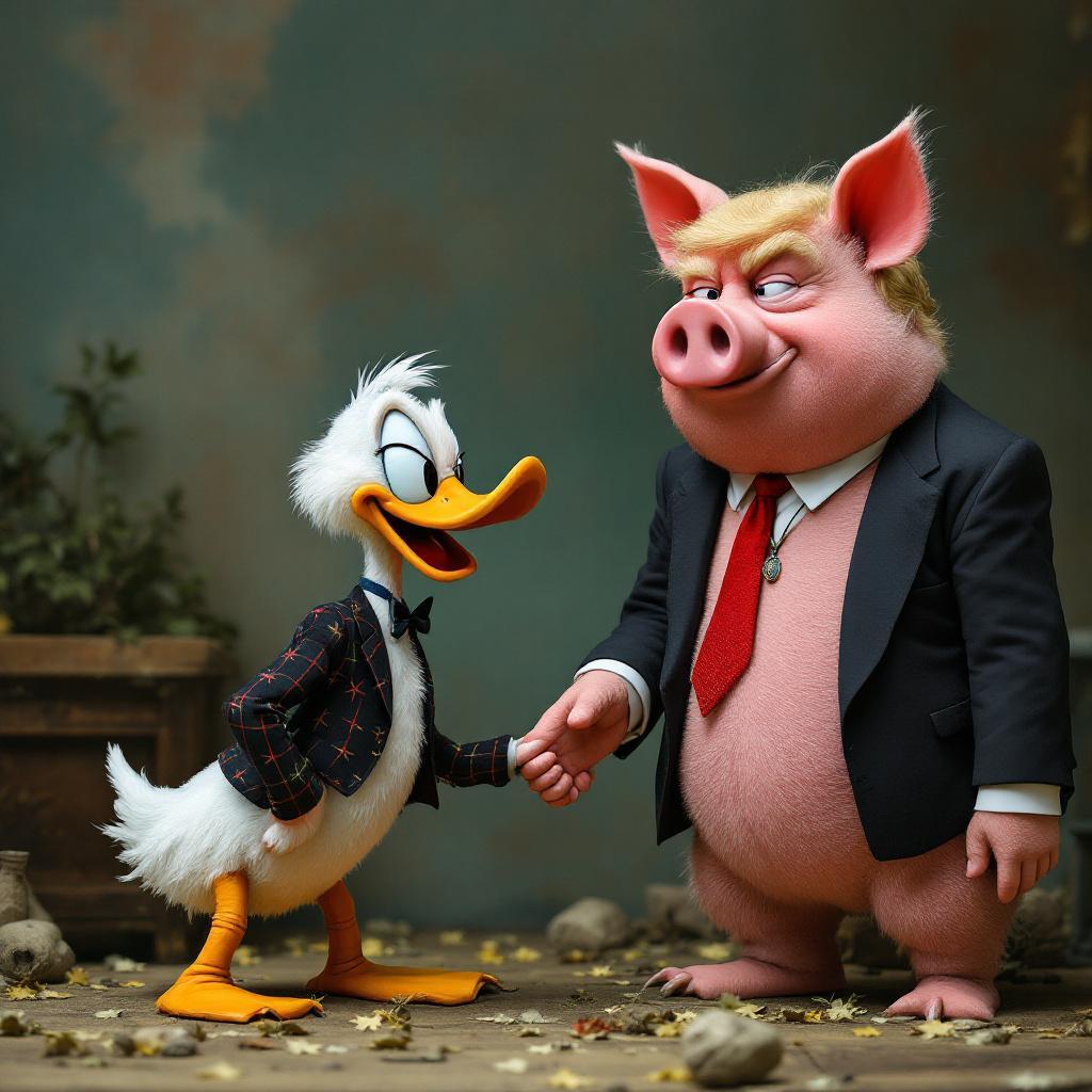 Free musk daffy duck AI Image | 10480754