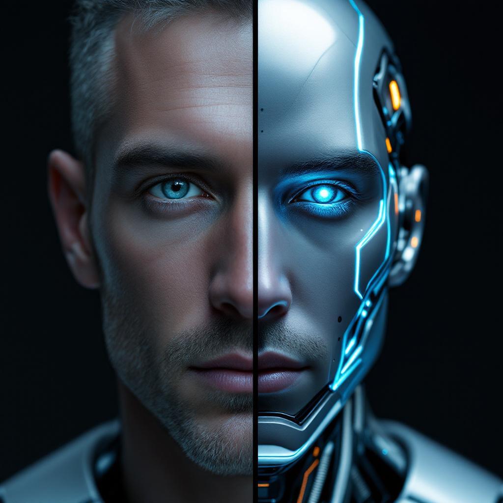 Free human robot duality AI Image | 10492035