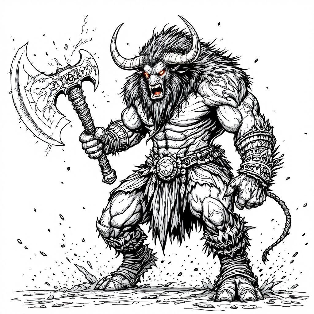 Free rpg minotaur AI Image | 10494461