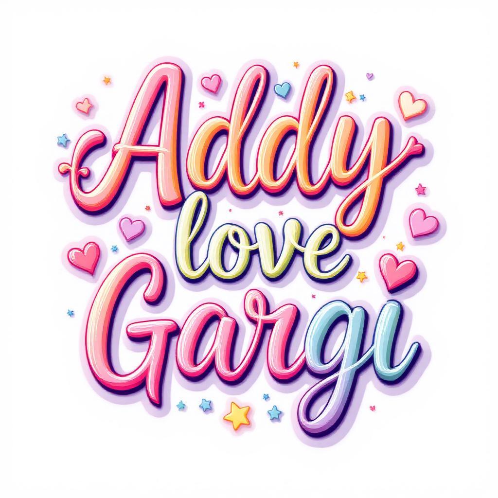 Free whimsical word art AI Image | 10500430