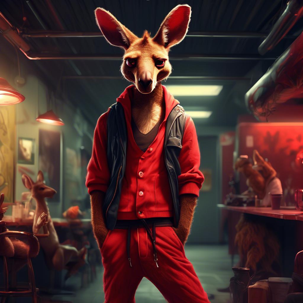 Free anthro kangaroo AI Image | 10426299