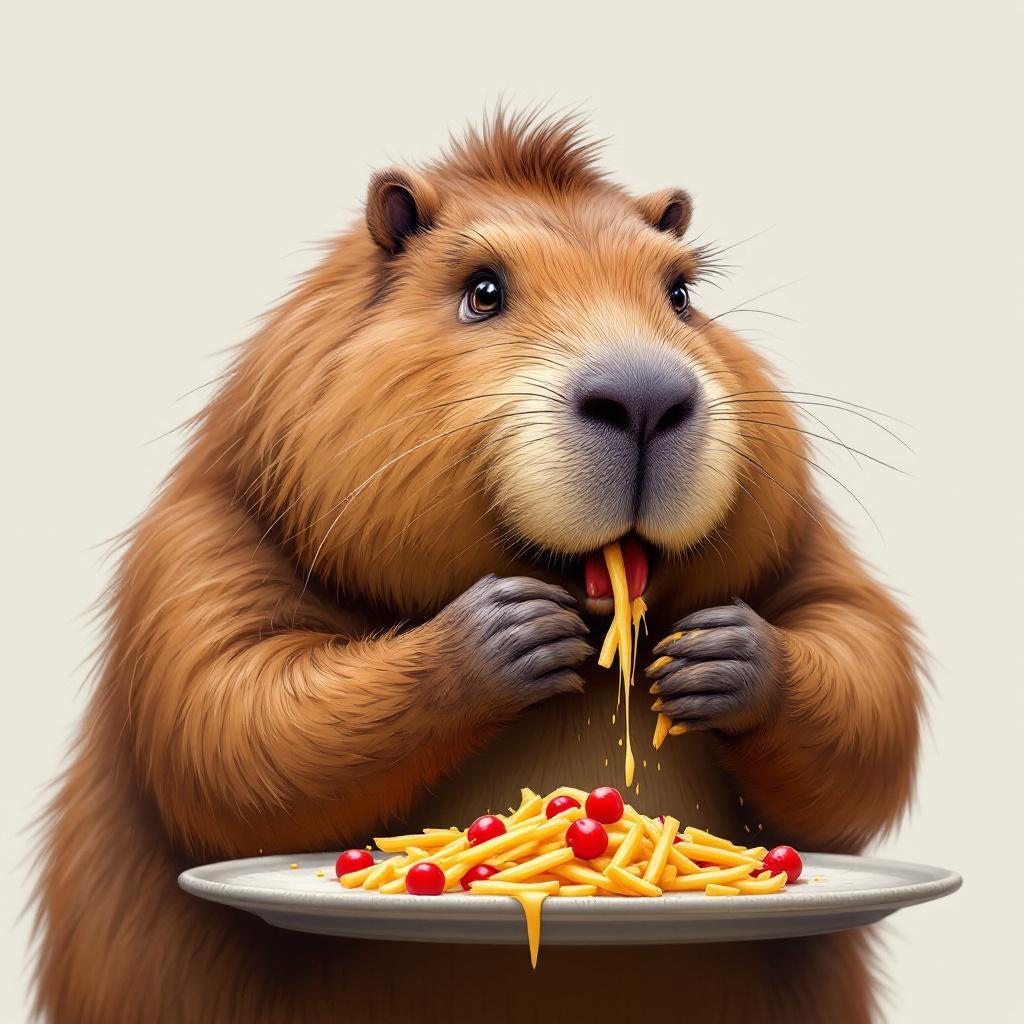 Free fat capybara AI Image | 10517215
