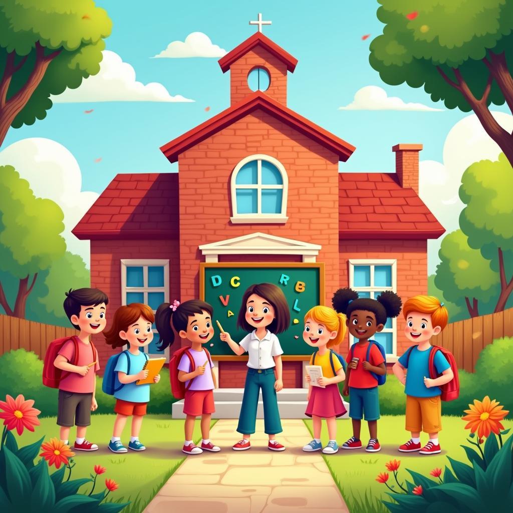 Free School Clipart AI Image | 10532712