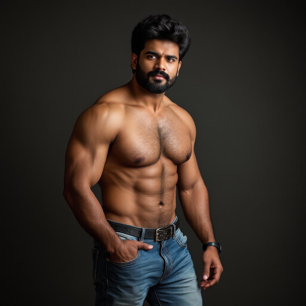 Free shirtless tamil men AI Image | 10431233